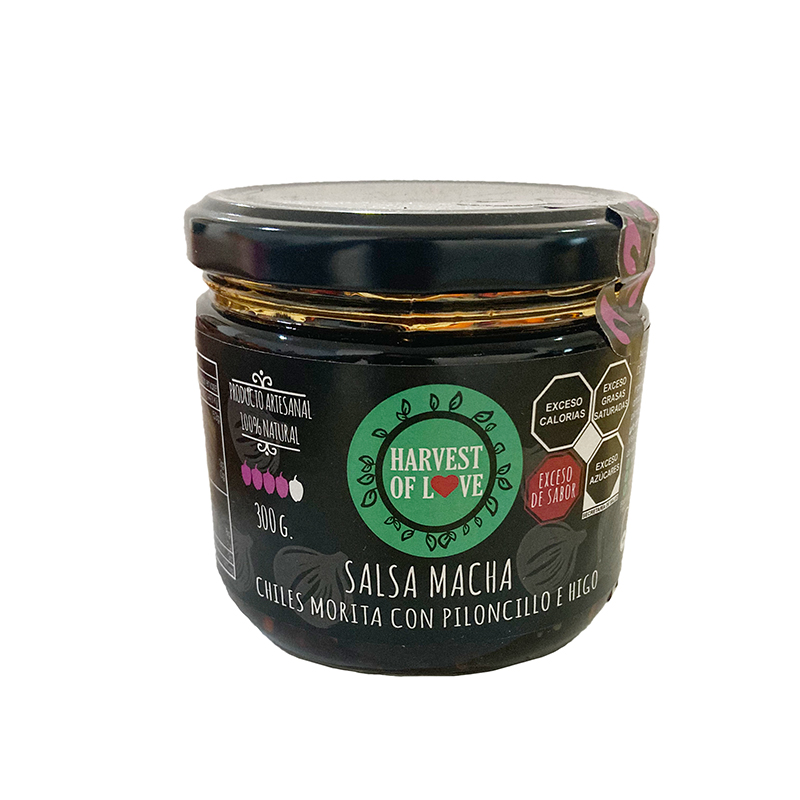 Salsa Macha - Morita c/Piloncillo e Higo | Zero Market Mexico